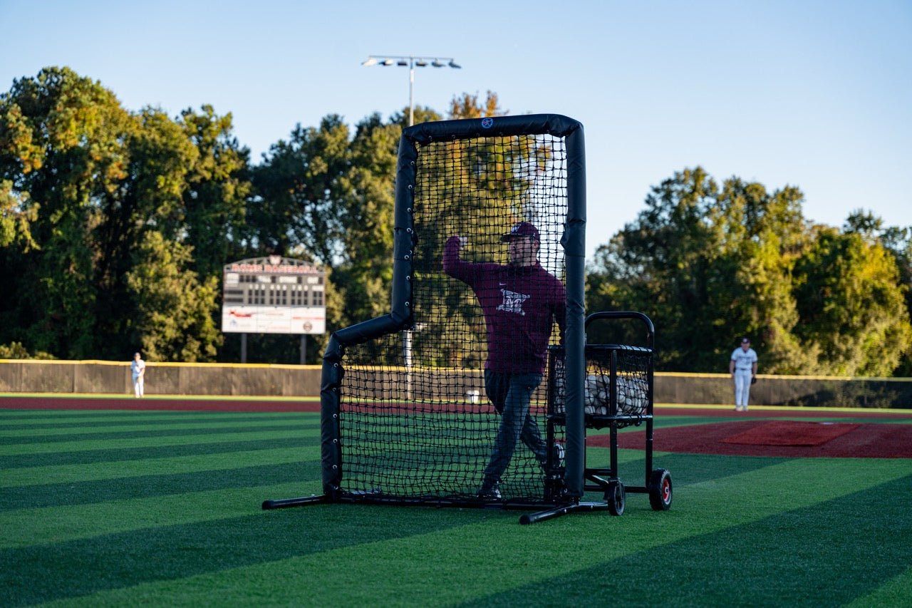 Baseball L-Screen – Pro 5x7 Bullet-Proof Screen – Pro Rebounders